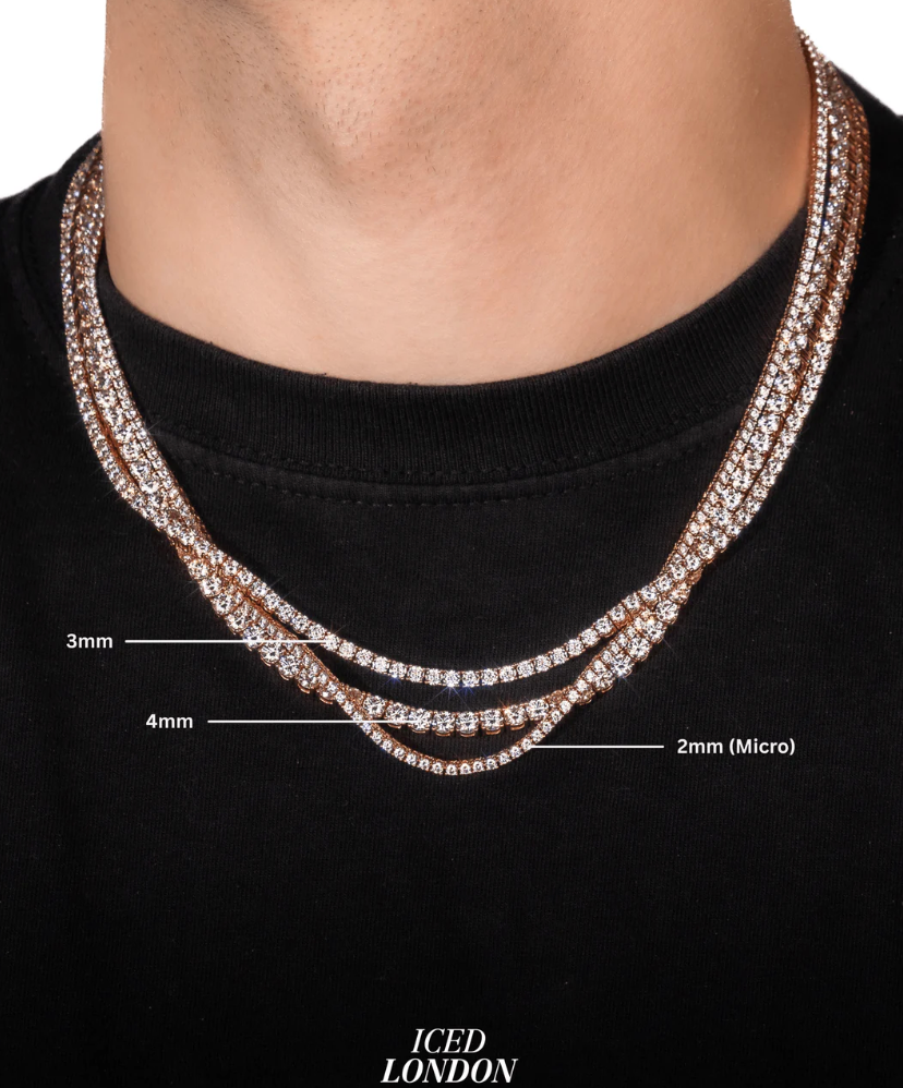 Tennis Chains Explained: Meaning, History & Why It’s Iconic – ICED LONDON