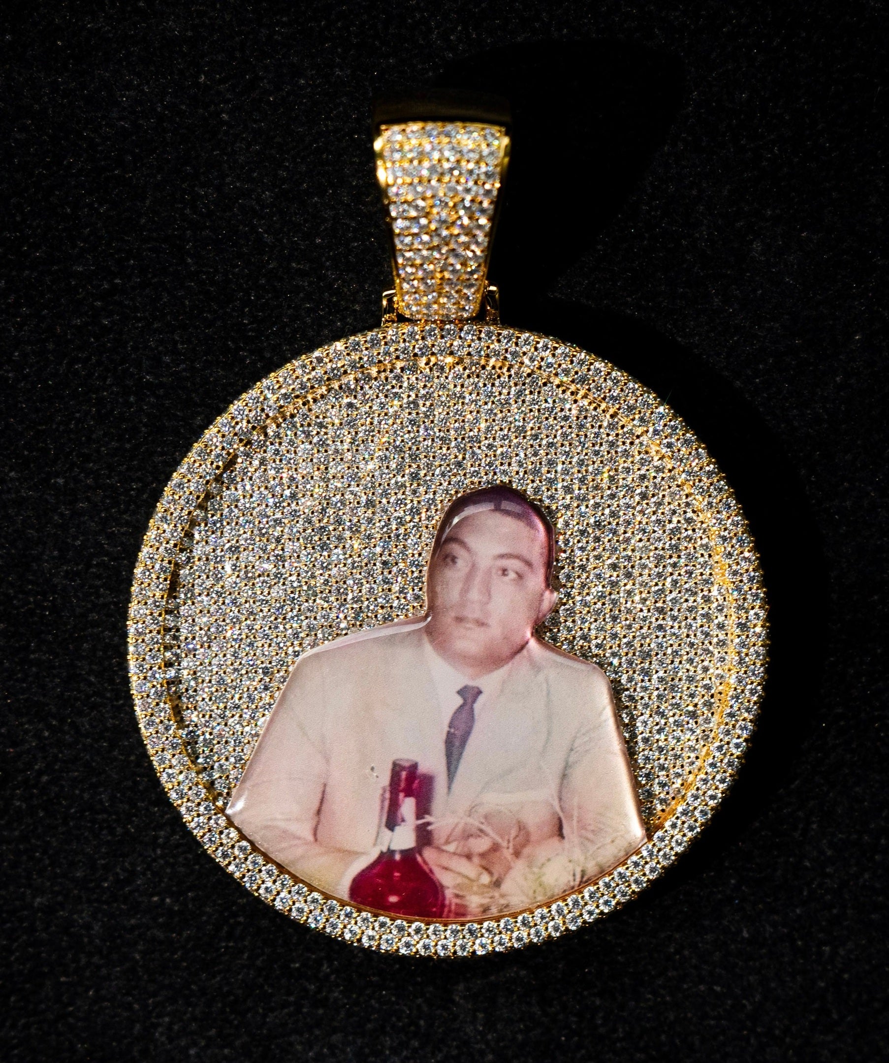 Custom Memorial Pendant with Cutout